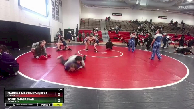 100 lbs Champ. Round 3 - Marissa Martinez-Quezada, Central-GJ vs Sofie ...