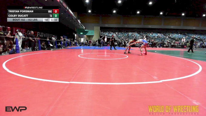 152 lbs Final - Tristan Forsman, VICI Wrestling vs Colby Ducatt, Team Aggression