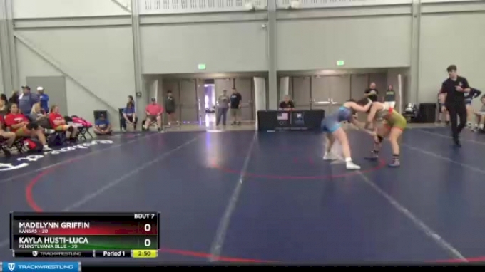 138 lbs Semis & 1st Wrestleback (8 Team) - Madelynn Griffin, Kansas vs ...