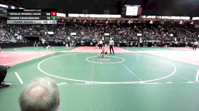 55 lbs Champ. Round 1 - Natalia Russell-Haas, BOM2 vs Kenzie ...