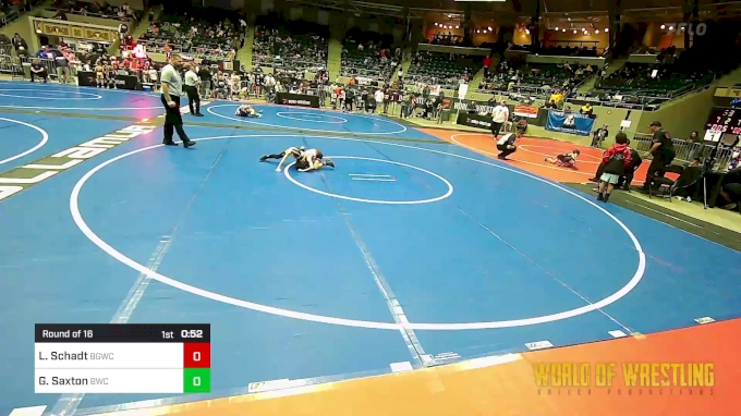 49 lbs Round Of 16 - Landyn Schadt, Big Game WC vs Gavin Saxton, Bruiser WC