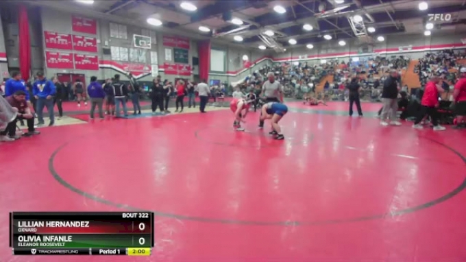 170 lbs Champ. Round 2 - Lillian Hernandez, Oxnard vs Olivia Infanle ...