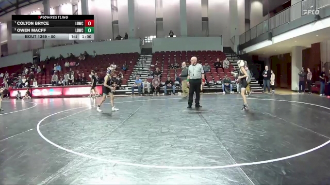 80 lbs 1st Place Match - Colton Bryce, Legacy Dragons Wrestling Club vs ...