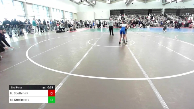 78-86 lbs 2nd Place - Harper Booth, Cherokee vs McKayla Steele, Marple ...