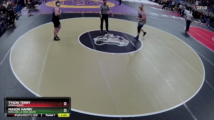Champ. Round 1 - Tyson Terry, Omaha North vs Mason Hamby, Papillion-La ...