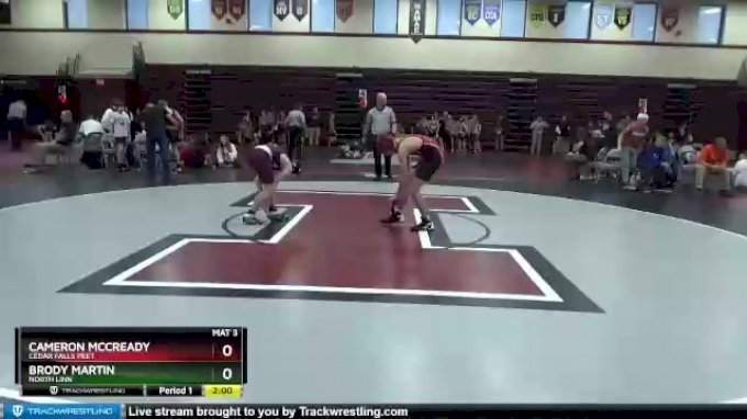 113 lbs 1st Place Match - Brody Martin, North Linn vs Cameron McCready ...