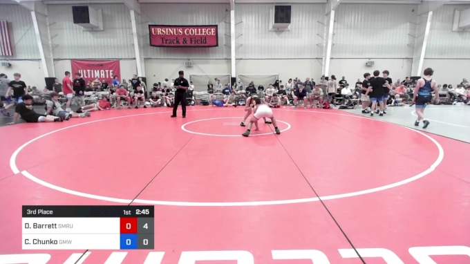 51 kg 3rd Place - Dylan Barrett, Sea-Monkey Round-Up vs Carter Chunko ...