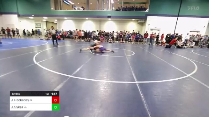 126 lbs Round Of 64 - Jake Hockaday, IN vs Josiah Sykes, VA