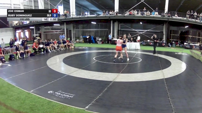 135 lbs Zoe Osman, South Carolina vs Ruby Dominguez, California Blue