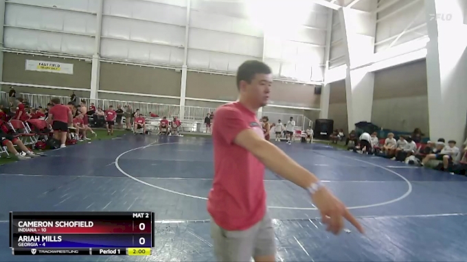 88 lbs Round 1 (8 Team) - Cameron Schofield, Indiana vs Ariah Mills ...