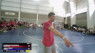 88 lbs Round 1 (8 Team) - Cameron Schofield, Indiana vs Ariah Mills ...