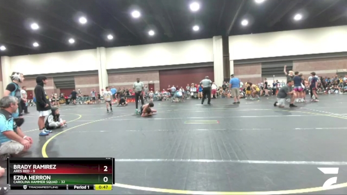 82 lbs Round 3 (6 Team) - Ezra Herron, Carolina Hammer Squad vs Brady ...