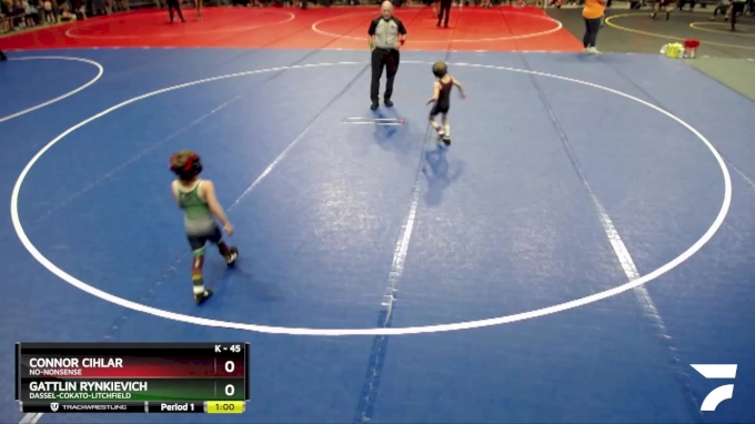 45 lbs Quarterfinal - Connor Cihlar, No-Nonsense vs Gattlin Rynkievich ...