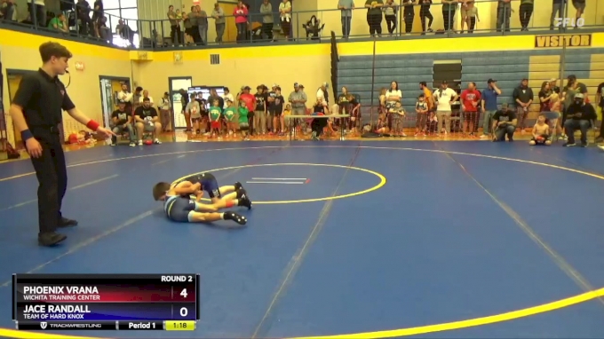 55-58 lbs Round 2 - Phoenix Vrana, Wichita Training Center vs Jace ...