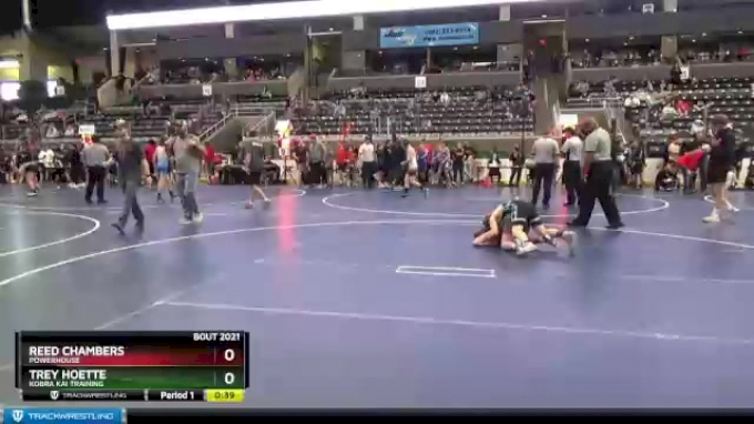 95 lbs Cons. Semi - Trey Hoette, Kobra Kai Training vs Reed Chambers ...