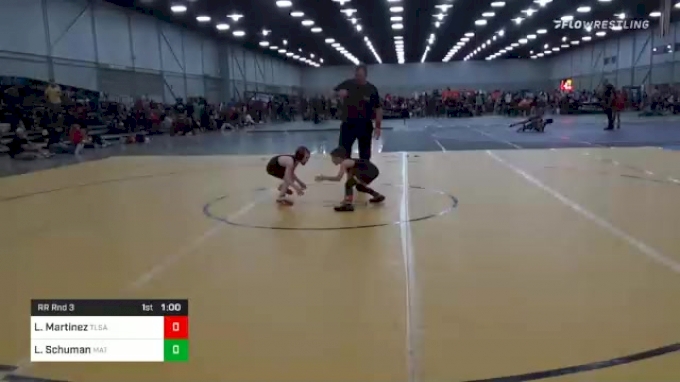 46 lbs Prelims - Landon Martinez, Team Tulsa Wrestling Club vs Lucas ...