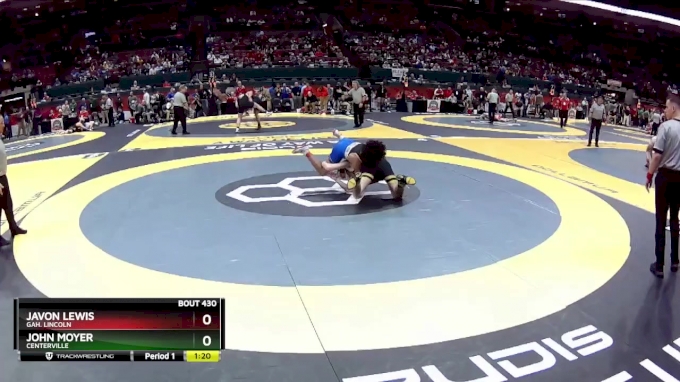 D1-190 lbs Champ. Round 1 - John Moyer, Centerville vs Javon Lewis, Gah ...