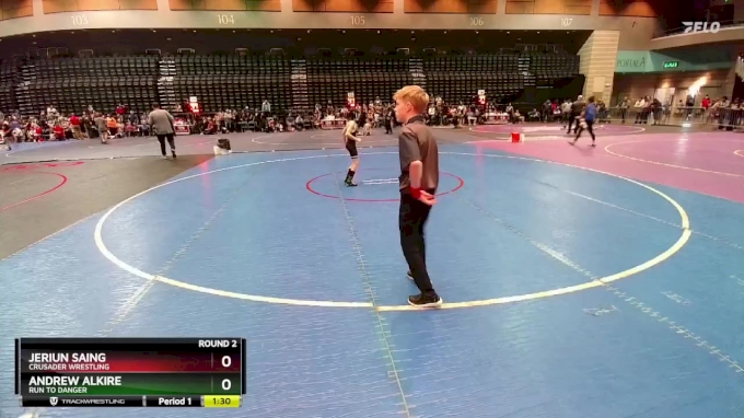 75-81 lbs Round 2 - Andrew Alkire, Run To Danger vs Jeriun Saing ...