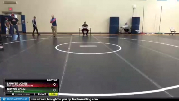 110-114 lbs Round 2 - Dustin Kohn, Legacy Wrestling vs Sawyer Jones ...