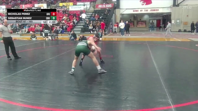 165 lbs Champ. Round 2 - Sebastian Nunez, Central Methodist vs Nicholas ...