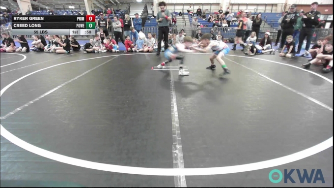55 lbs Rr Rnd 4 - Ryker Green, Prime Wrestling vs Creed Long ...