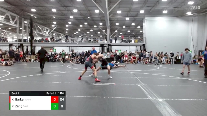 113 lbs Finals (2 Team) - Roc Zang, Cavalier WC vs Keith Barker, Empire
