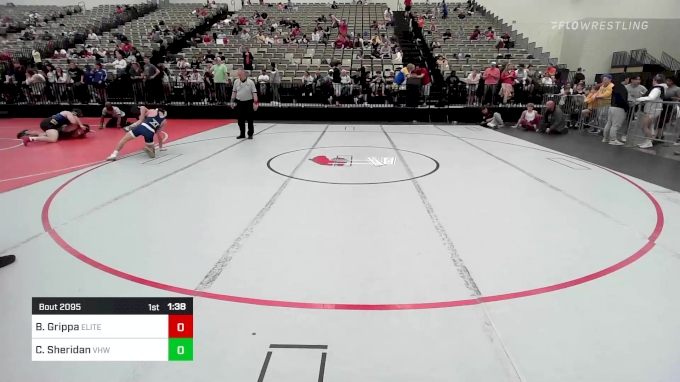 100-H lbs Quarterfinal - Blaise Grippa, Elite Wrestling vs Connor ...