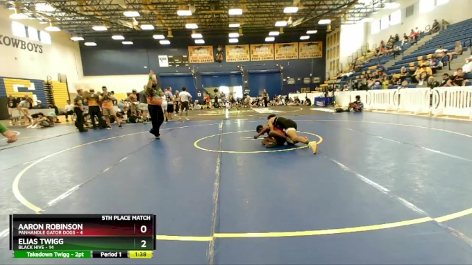 150 lbs Placement (16 Team) - Elias Twigg, Black Hive vs Aaron Robinson ...
