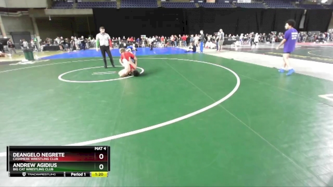 126 lbs Round 2 - Deangelo Negrete, Cashmere Wrestling Club vs Andrew ...