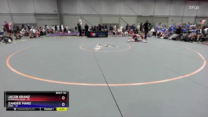 106 lbs Placement Matches (16 Team) - Jacob Kranz, Minnesota Blue vs ...