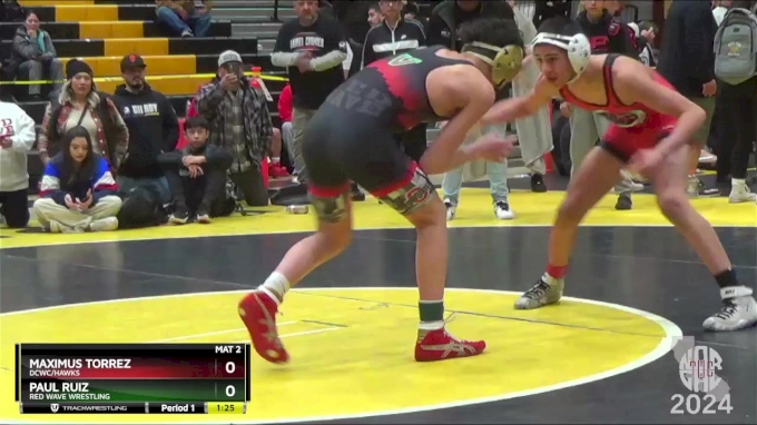 116 lbs 1st Place Match - Paul Ruiz, Red Wave Wrestling vs Maximus Torrez, DCWC/HAWKS