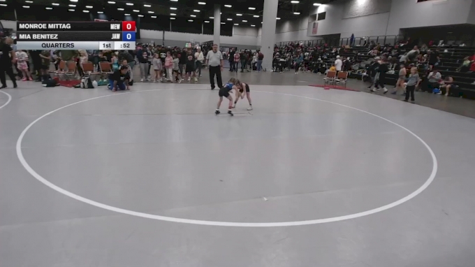 50.8-54.8 lbs Quarters - Monroe Mittag, Moyer Elite Wrestling vs Mia ...