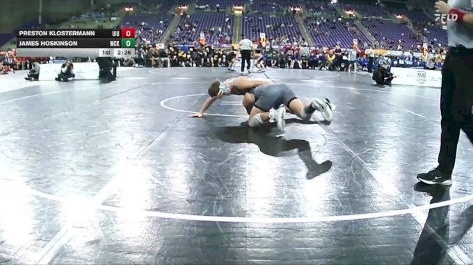 157 lbs Quarters & 1st Wb (16 Team) - Preston Klostermann, Upper Iowa ...