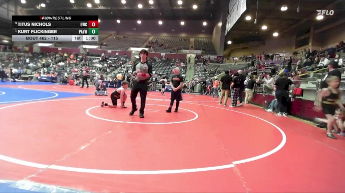 115 lbs Cons. Semi - Kurt Flickinger, Pottsville Apache Youth Wrestling ...