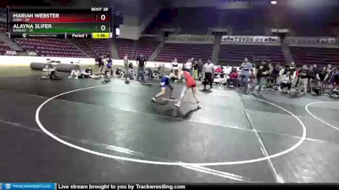 W-124 lbs Placement Matches (16 Team) - Alayna Slifer, Kansas vs Mariah ...