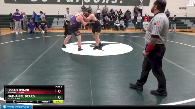 285 lbs 1st Place Match - Logan Joiner, Madison County vs Nathaniel ...