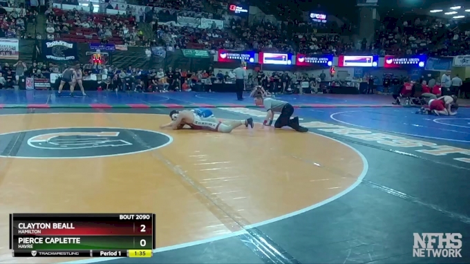 A - 205 lbs Champ. Round 1 - Clayton Beall, Hamilton vs Pierce Caplette ...