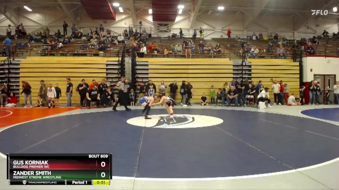 63-68 lbs Semifinal - Zander Smith, Midwest Xtreme Wrestling vs Gus ...