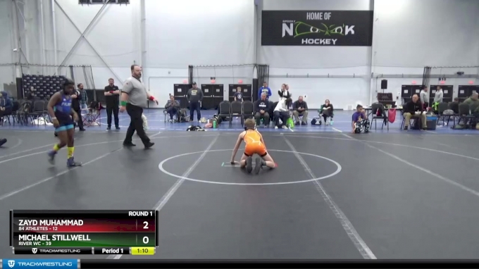 92 lbs Round 1 (4 Team) - Michael Stillwell, River WC vs Zayd Muhammad ...