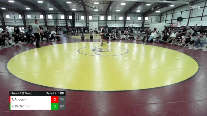106 lbs Round 4 (8 Team) - Travis Angus, Uintah vs Preston Carter ...