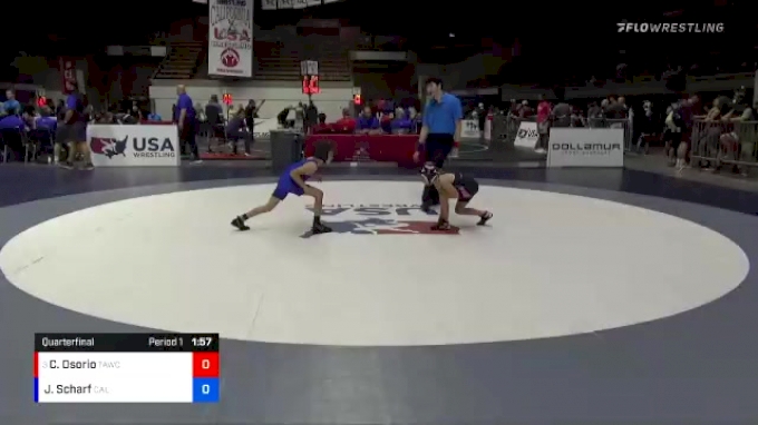 56 lbs Quarterfinal - Cora Osorio, Team Arcata Wrestling Club vs Jake ...