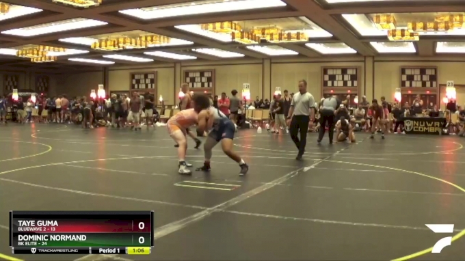 195 lbs Round 5 (6 Team) - Dominic Normand, BK ELITE vs Taye Guma ...
