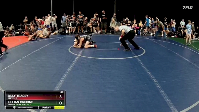 72 lbs Placement (4 Team) - Killian Ormond, Team Gotcha White vs Billy ...