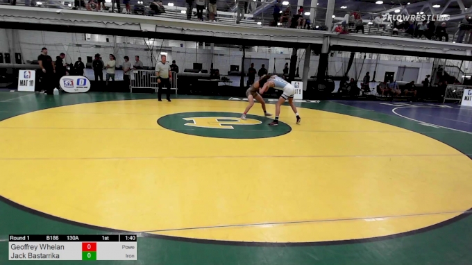 130A lbs Rr Rnd 1 - Geoffrey Whelan, Powerhouse Wrestling Academy vs ...