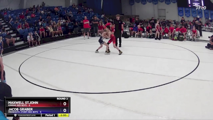 59 lbs Round 2 (6 Team) - Maxwell St.John, Kansas Red Boys vs Jacob ...