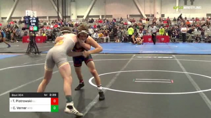125 lbs Rd Of 16 - Travis Piotrowski, Illinois vs Cole Verner, Wyoming