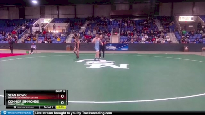 157 lbs Champ. Round 1 - Sean Howk, Southwest Minnesota State vs Connor ...