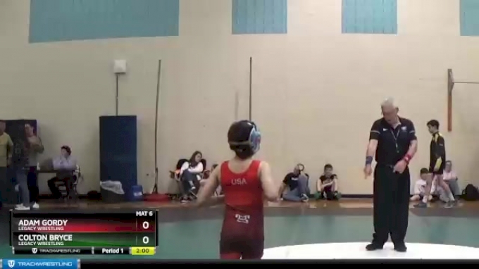 67 lbs 1st Place Match - Adam Gordy, Legacy Wrestling vs Colton Bryce ...