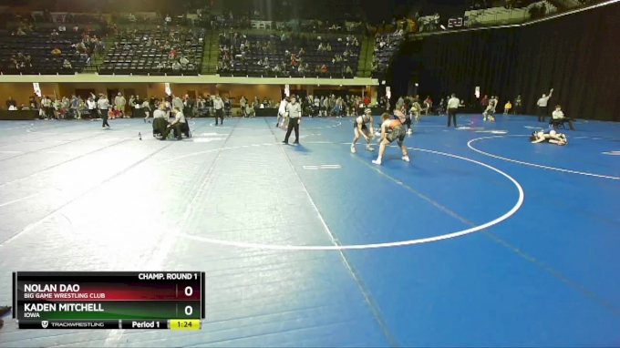 150 lbs Champ. Round 1 - Kaden Mitchell, Iowa vs Nolan Dao, Big Game ...