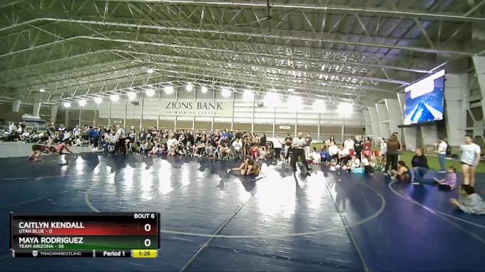 96 lbs Round 3 (4 Team) - Maya Rodriguez, Team Arizona vs Caitlyn ...